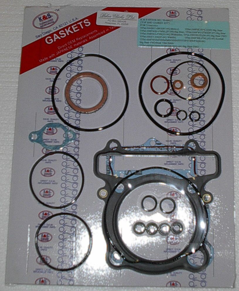 '99 YFM400 Kodiak Top End Gasket Set K&S 22 Pcs. | eBay
