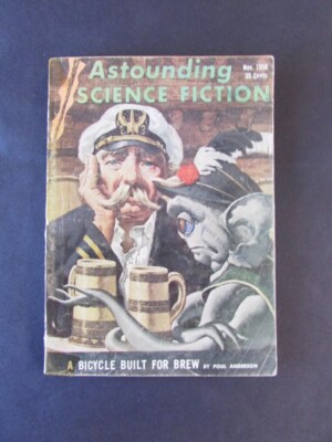 KELLY FREAS SIGNED INTERIOR ILLUSTRATION ASTOUNDING MAGAZINE 1958/11 ...