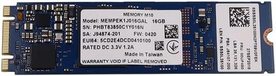 Solid State Drive Intel MEMPEK1J016GAL 16GB Solid State Drive M.2 2280 ...