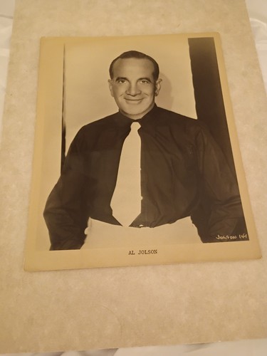 Al Jolson Vintage Press Pic Hw4012 | eBay