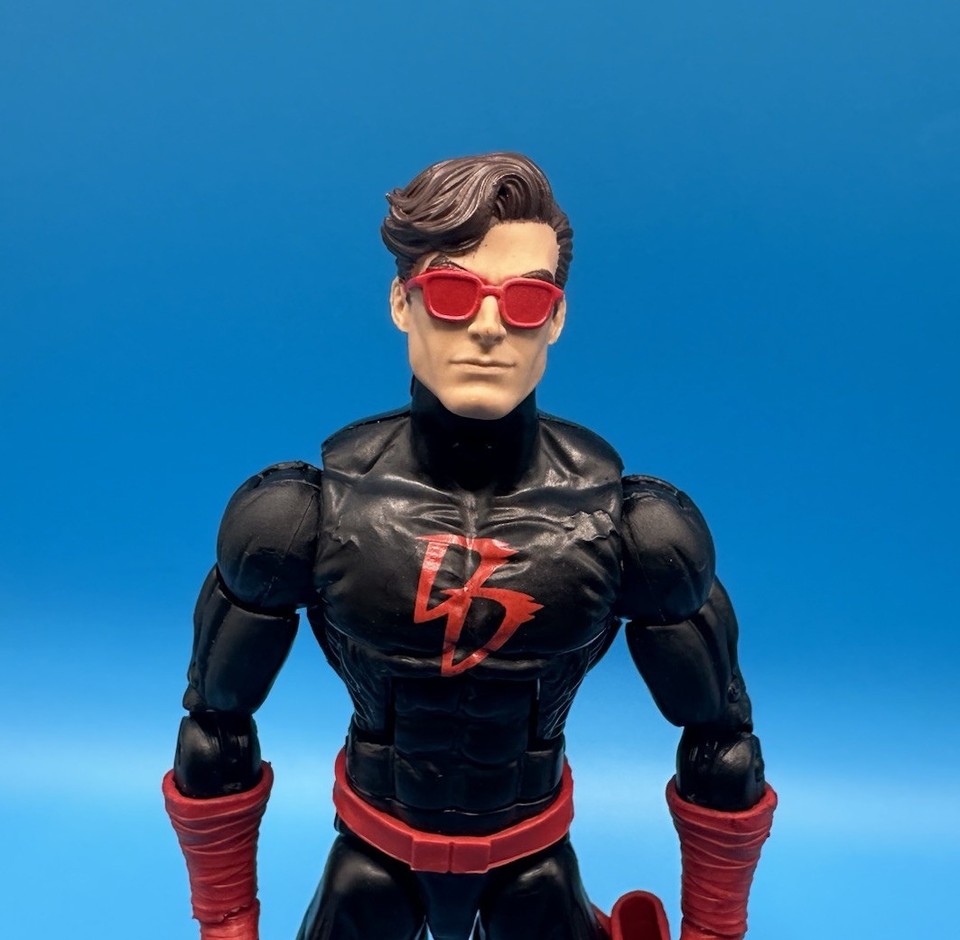 Marvel Legends Daredevil Shadowland SP DR BAF Black Suit Daredevil ...