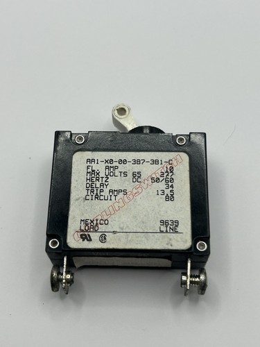 Carling Switch AA1-X0-00-387-381-C, Circuit Breaker Switch 10 Amp | eBay