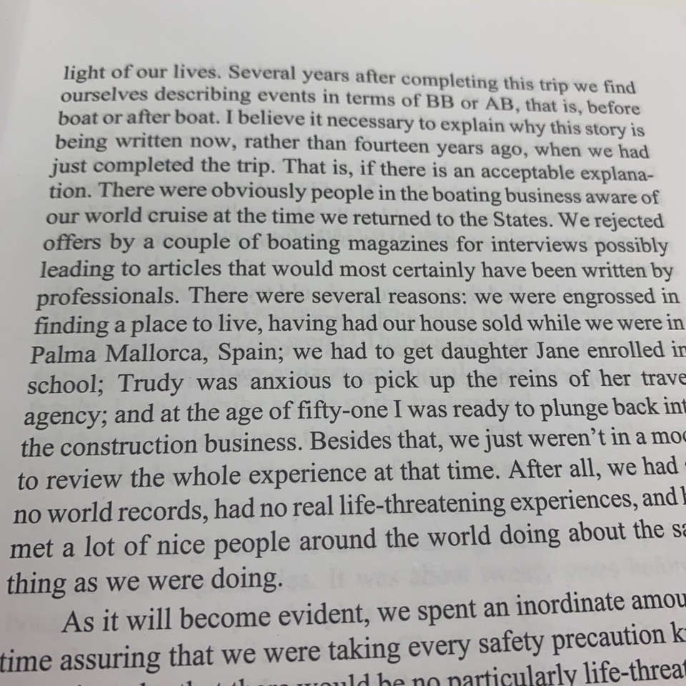 Our Powerboat Experience Paperback Book Signed Copy By Bobby Collins ...