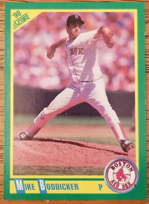 Mike Boddicker Boston Red sox 1990 Score Baseball Card #31 MT | eBay