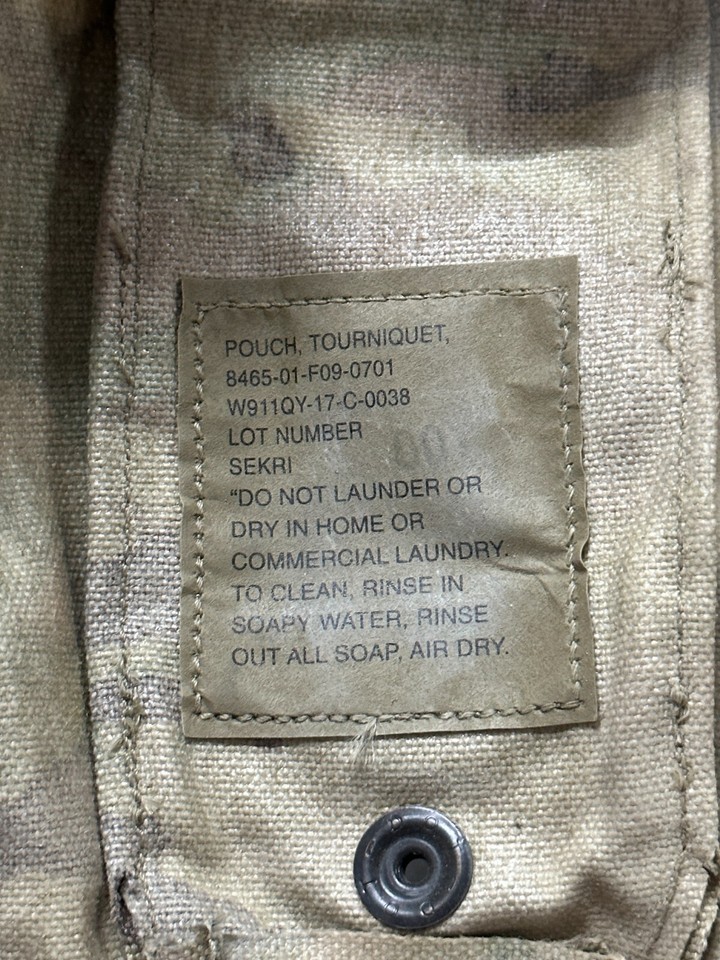 1 - US Army Tourniquet Pouch Carrier Molle II OCP Multicam IFAK Bandage ...