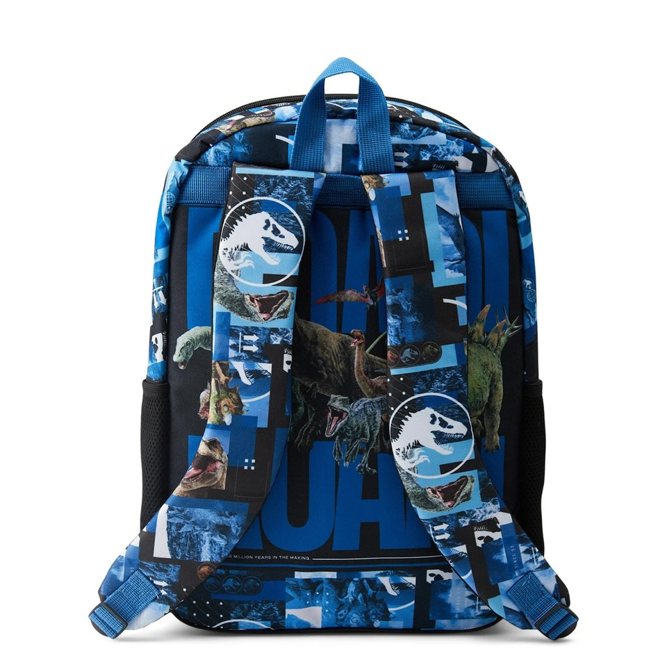 17" Laptop Backpack Universal Studio Raptor Blue Jurassic World Boys | eBay