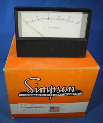 Panel Meters - Simpson Model