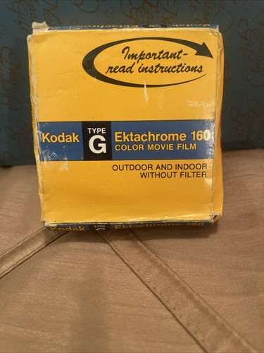 Sealed Kodak Type G Ektachrome 160 Color Movie Film Super 8 50 Ft. EG ...