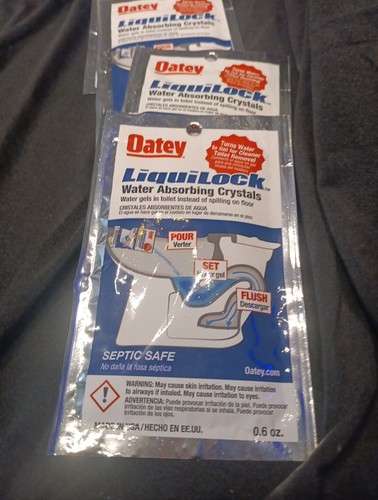 Liquilock 6 oz. Toilet Water Solidifier Gel 5ct | eBay