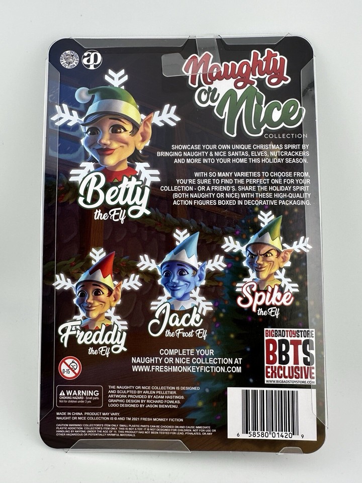 Fresh Monkey Fiction Naughty Or Nice Collection Betty The Elf Action ...