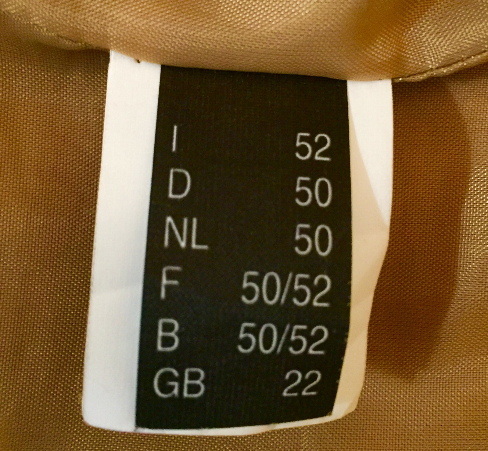 POLLINI Mens Transition Leather Jacket Brown Beige Yellow Size 50/52 ...