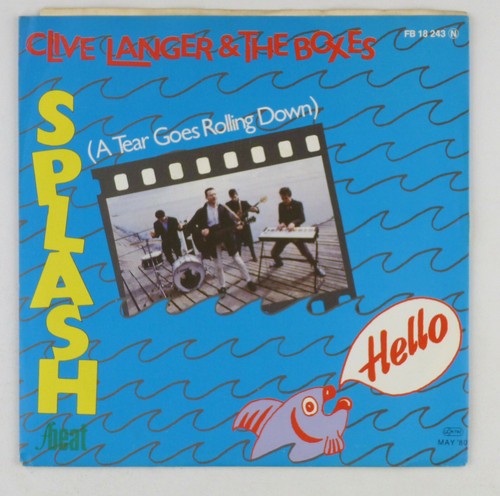 Vinilo Simple De 7" - Clive Langer Y Los Cajas - Splash - S5730 - K12 ...