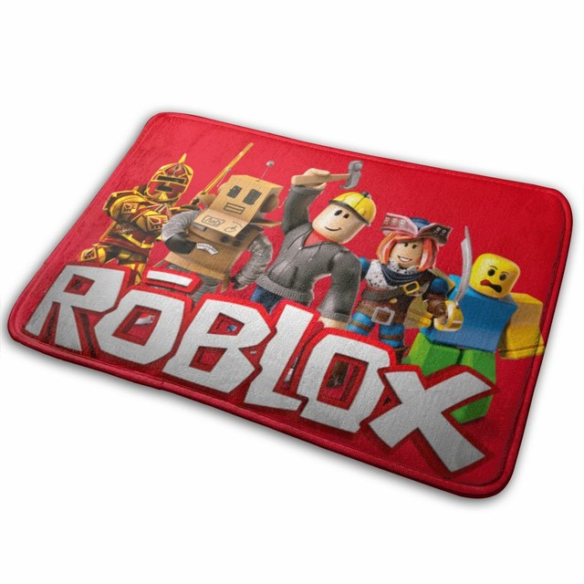 Roblox Character Print Indoor Outdoor Rug Mat Anti-Slip Bath Mats Home ...