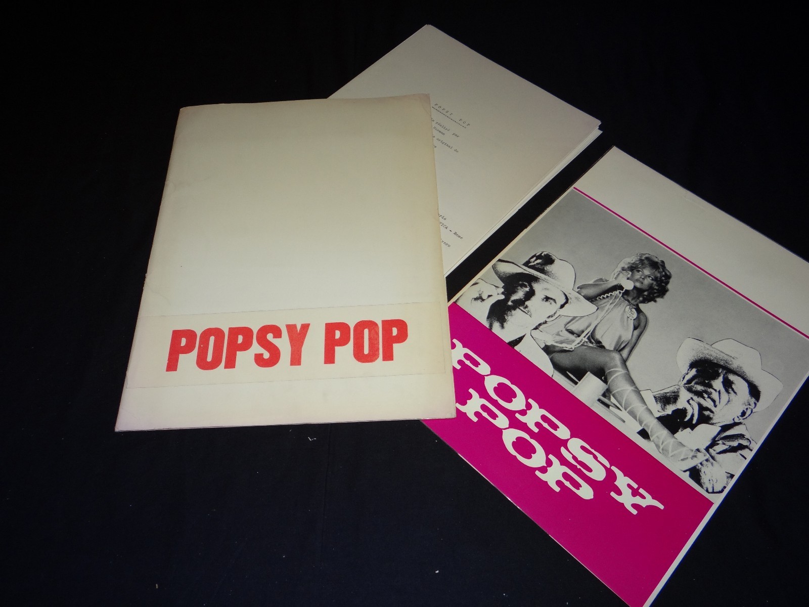 POPSY POP claudia cardinale dossier presse cinema vintage 1970 ...