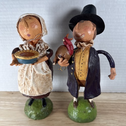 DEMDACO Turkey Creek 2005 Robin Kelso Pilgrim Friendship Man Woman ...