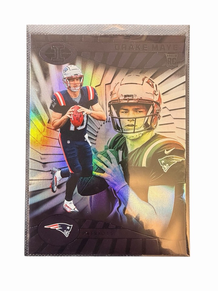 Drake Maye 2024 Panini Illusions Retial Rookie Card #59 New England ...