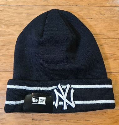 New Era Authentic New York Yankees Knit Hat Beanie Baseball Cap MLB | eBay