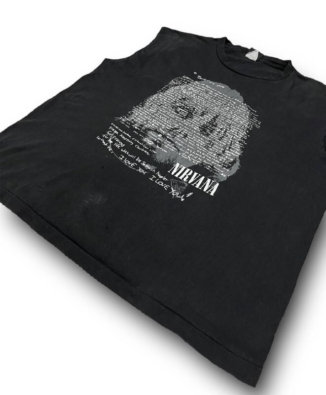 Vintage Nirvana Suicide Note Kurt Cobain 90s Rare Sle… - Gem