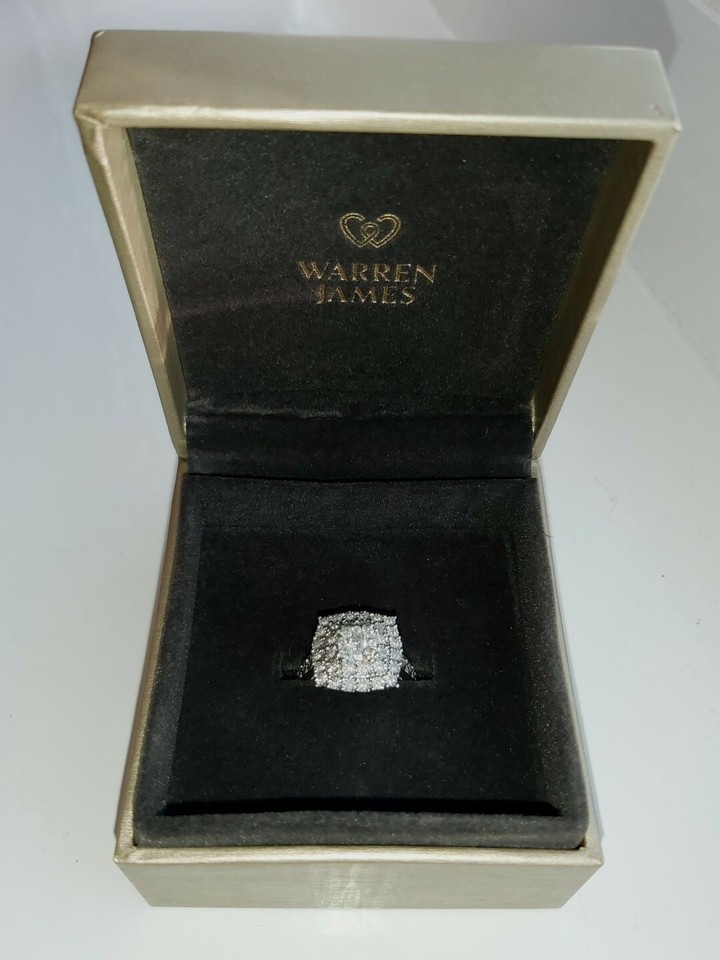 Warren James Diamond ring SIZE "J" | eBay UK