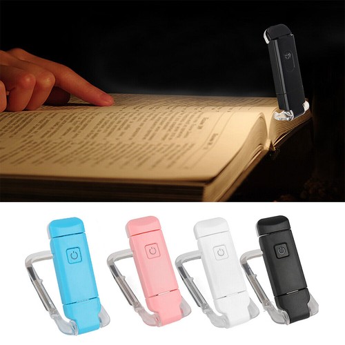 Flexible Book Light Clip-On LED Reading Light USB Rechargeable ...