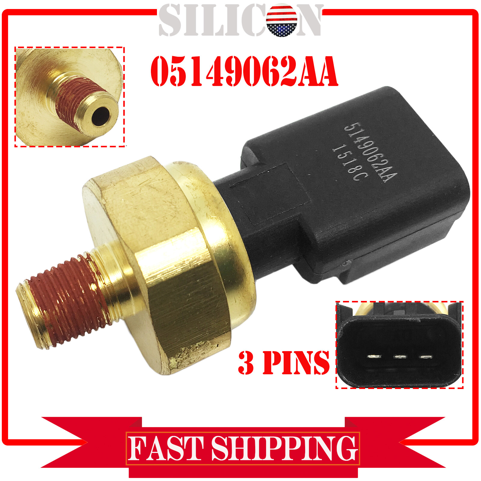 MOPAR OIL PRESSURE SENDING UNIT For JEEP DODGE CHRYSLER 3.6L 5.7L ...