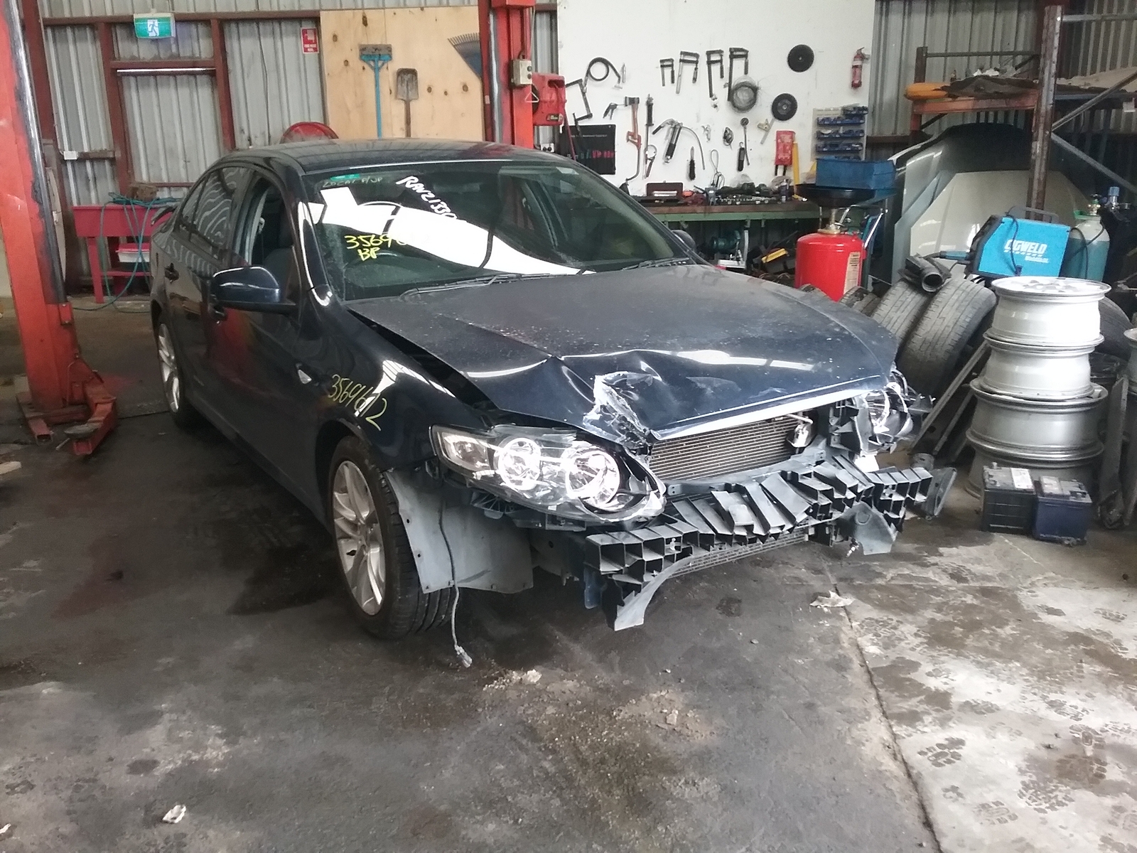 FORD FG FALCON XR6 DOOR TRIM / CARD PASSENGER REAR BLACK CLOTH | eBay