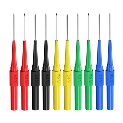 10 Pcs Test Back Probe Pin 0.7mm Pin Test Probes Pin Insulation ...