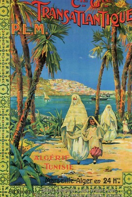 Cie Gle Transatlantique CGT French Line original poster in postcard | eBay