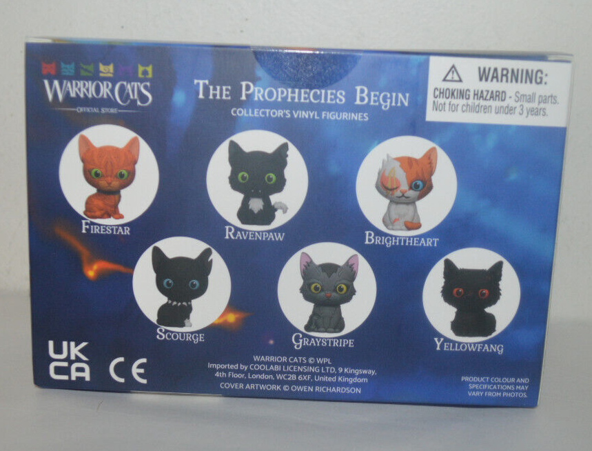 Warrior Cats The Prophecies Begin Collector Mini Figures Firestar ...