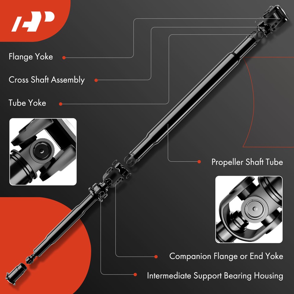 A-Premium Driveshaft Prop Shaft Assembly Front for Nissan Frontier ...