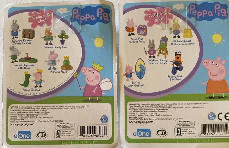 Peppa Pig Princess Rebecca Rabbit Figure - Artist Face Painting Mini ...