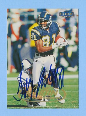 Tony Martin - Signed/Autographed - 1998 Fleer Card #208 - San Diego ...