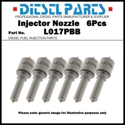 6Pcs Injector Nozzle L017PBB for Volvo FH12 FM12 12.1d D12C BEBE4B12001 ...