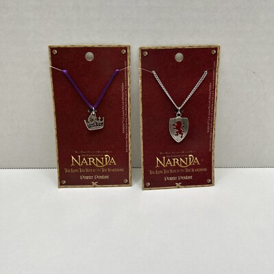 Chronicles Of Narnia Pewter Pendant Necklace Set Of 2 Future Queen ...