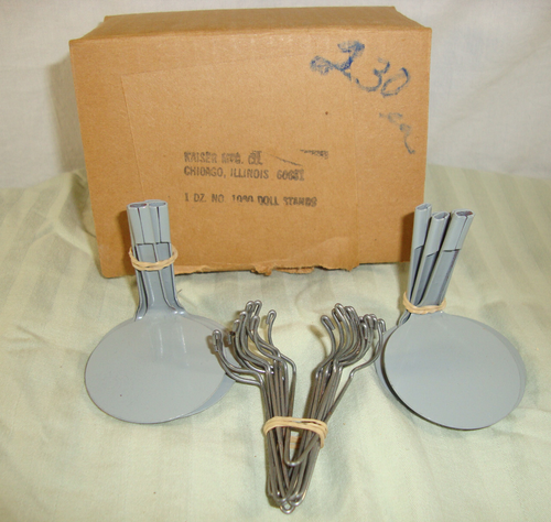 One Dozen 12 Kaiser Doll Stands For 6 1/2 - 11 in Dolls w/ Original box ...
