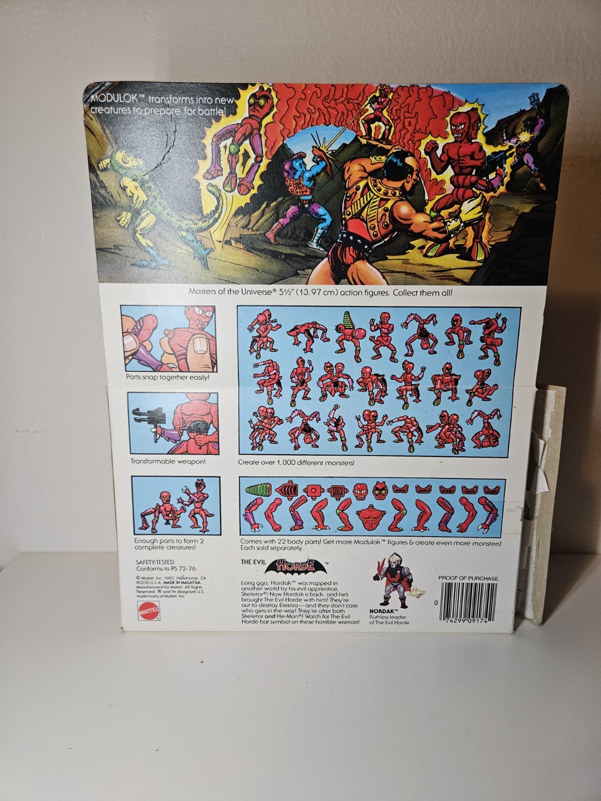 vintage MOTU Action Figure Masters Of The Universe Modulok Bag Box | eBay