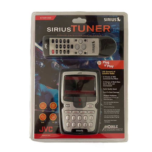 Sirius Tuner KT-SR1000 Plug n Play Stream LCD Display Scan Old Tech ...