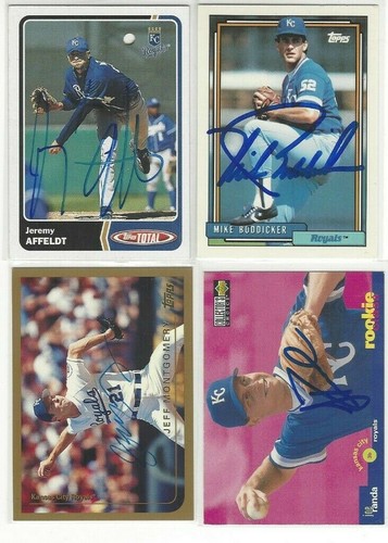 1992 Topps #106 Mike Boddicker Signed Baseball Card Kansas City Royals ...