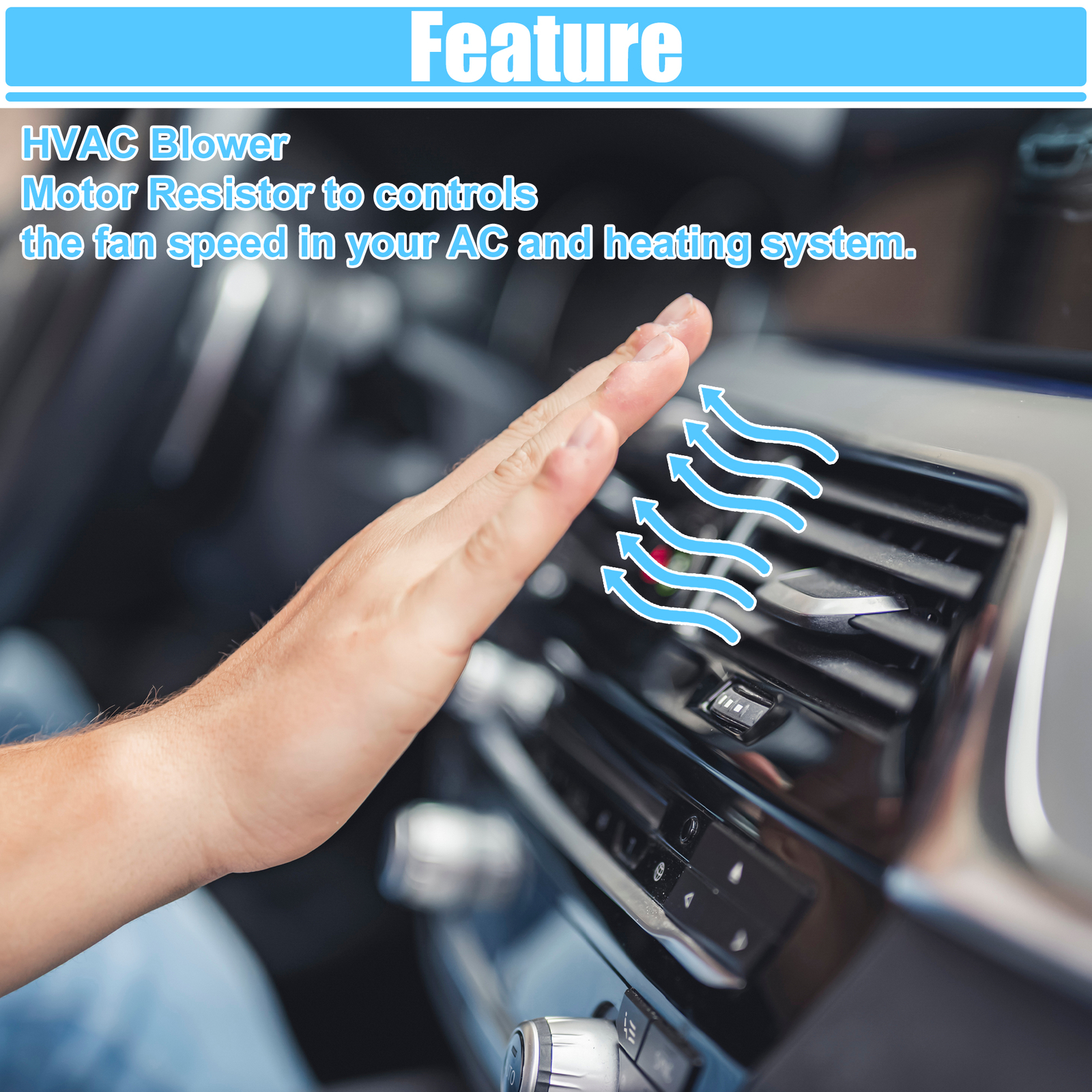 Pack (1) HVAC Blower Motor Resistor AC Blower Control Module Fit for ...