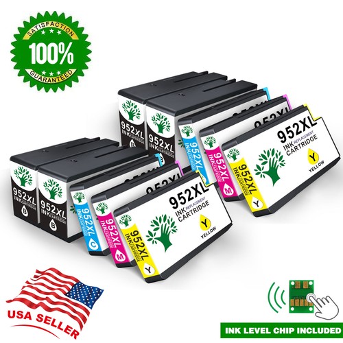 10 Pack 952XL 952 XL Ink Cartridge For HP OfficeJet Pro 7740 8210 8716 ...