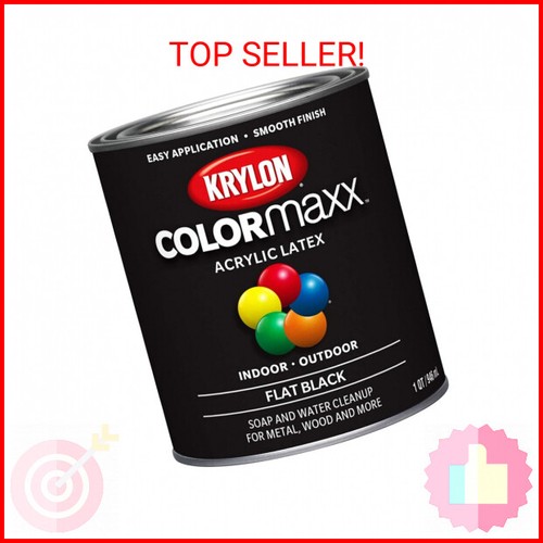 Krylon® K05647007 COLORmaxx Acrylic Latex Brush On Paint for Indoor ...