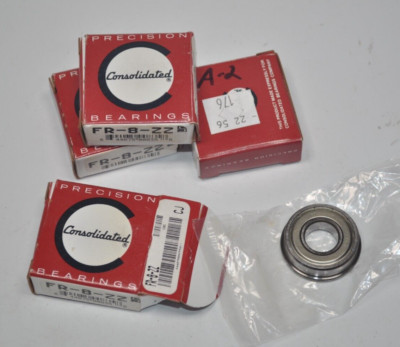 Lot of 4 NEW CONSOLIDATED BEARING FR-8-ZZ / FR8ZZ | eBay