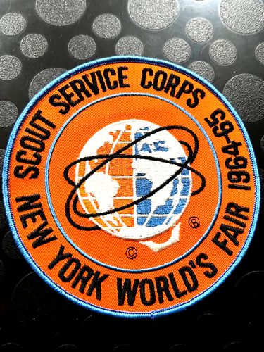 BSA 1964-65 NEW YORK WORLD's FAIR SCOUT SERVICE CORPS JACKET PATCH BV ...