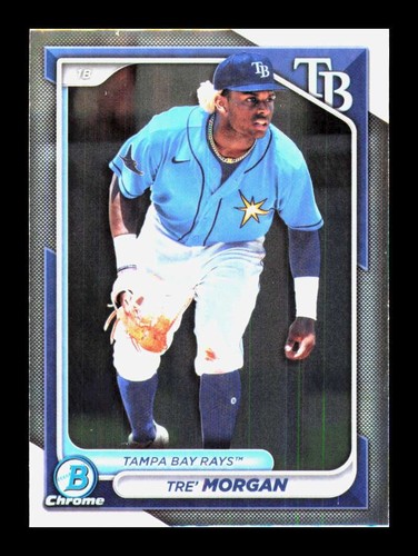 2024 Bowman Chrome Tre Morgan #BCP-126 Tampa Bay Rays Rookie RC | eBay