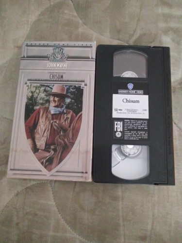 Chisum- vhs tape john wayne original technicolor version 1970 western ...