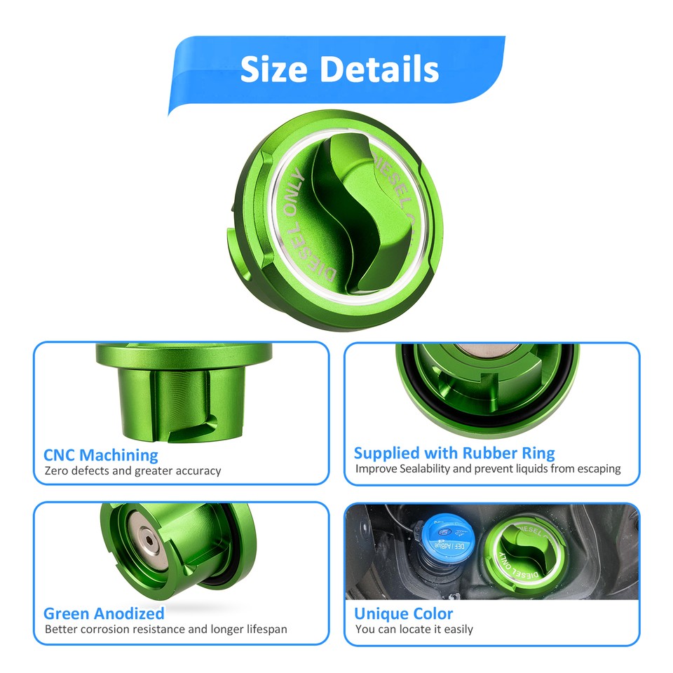 Magnetic Fuel Cap For Ram 1500 2500 3500 3.0L 6.7L 2019-2022 2023 2024 ...
