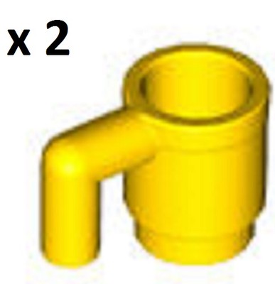 LEGO Minifig Utensil YELLOW CUP Drink Mug Coffee Creator Belville ...