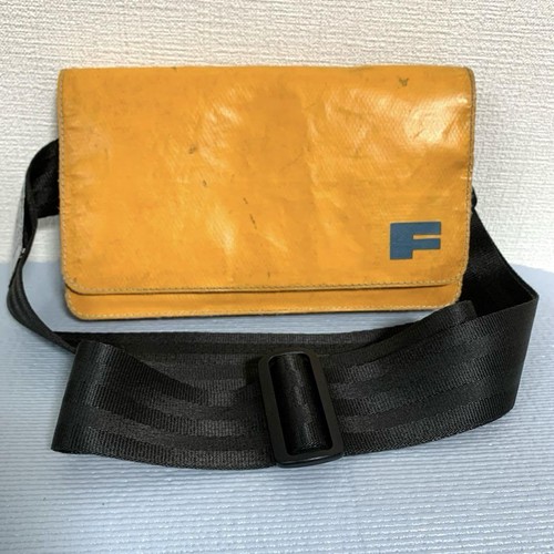 Freitag F96 Fritz Shoulder Bag Crossbody Messenger Yellow Recycled ...