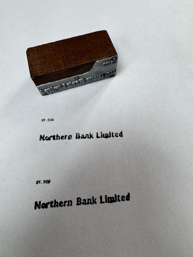 Northern Bank Stamp Vintage | eBay UK