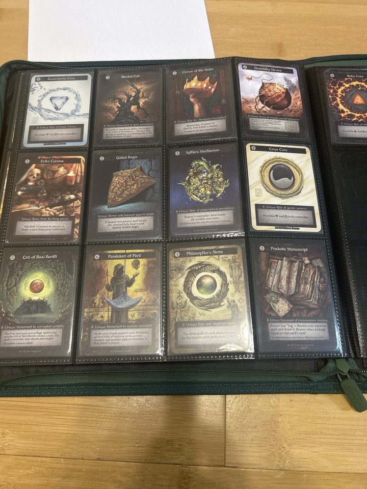 Sorcery Contested Realm SCR TCG Kickstarter Alpha Non Foil NF Set With ...